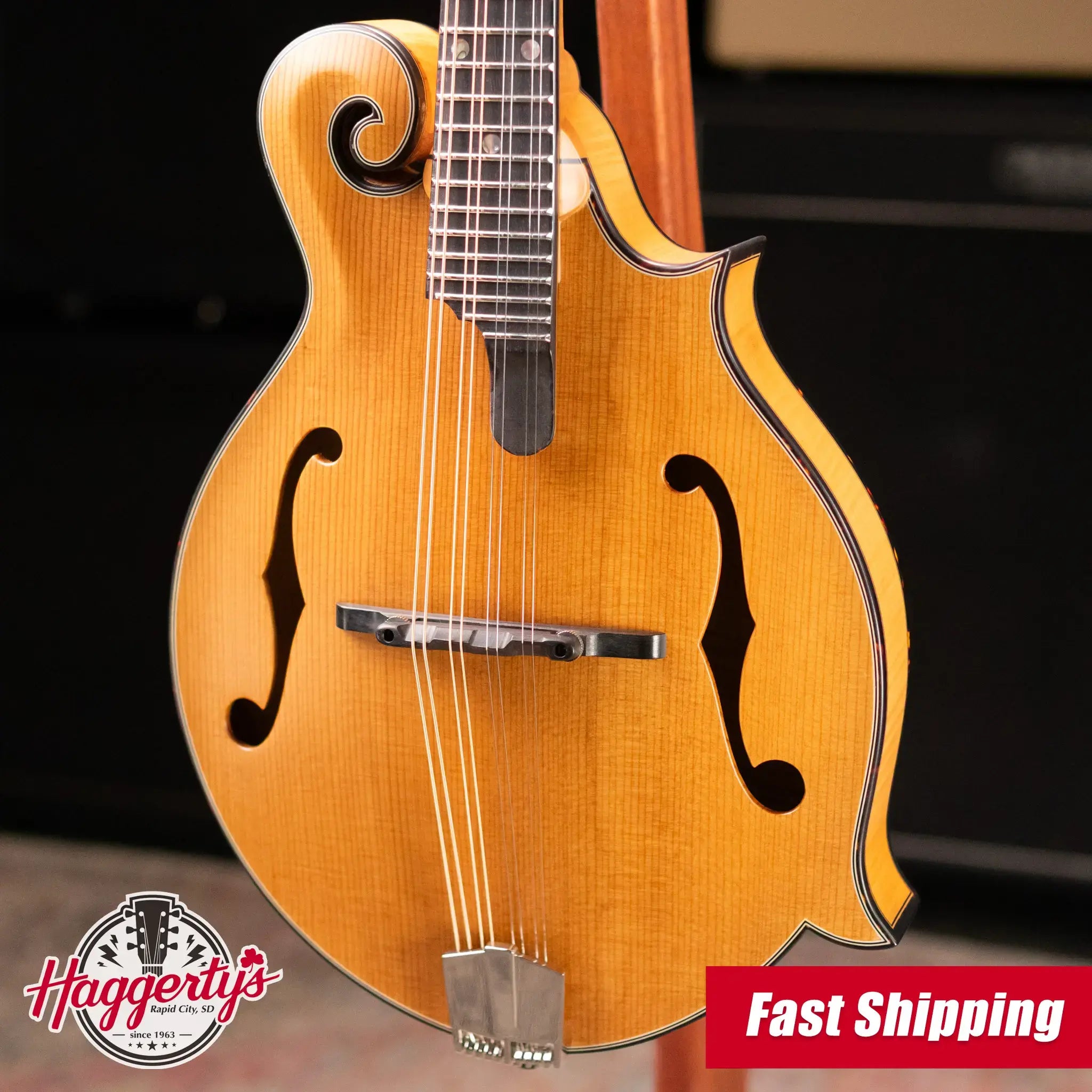 Eastman MD915-BD F-Style Mandolin - Blonde with Hardshell Case ...