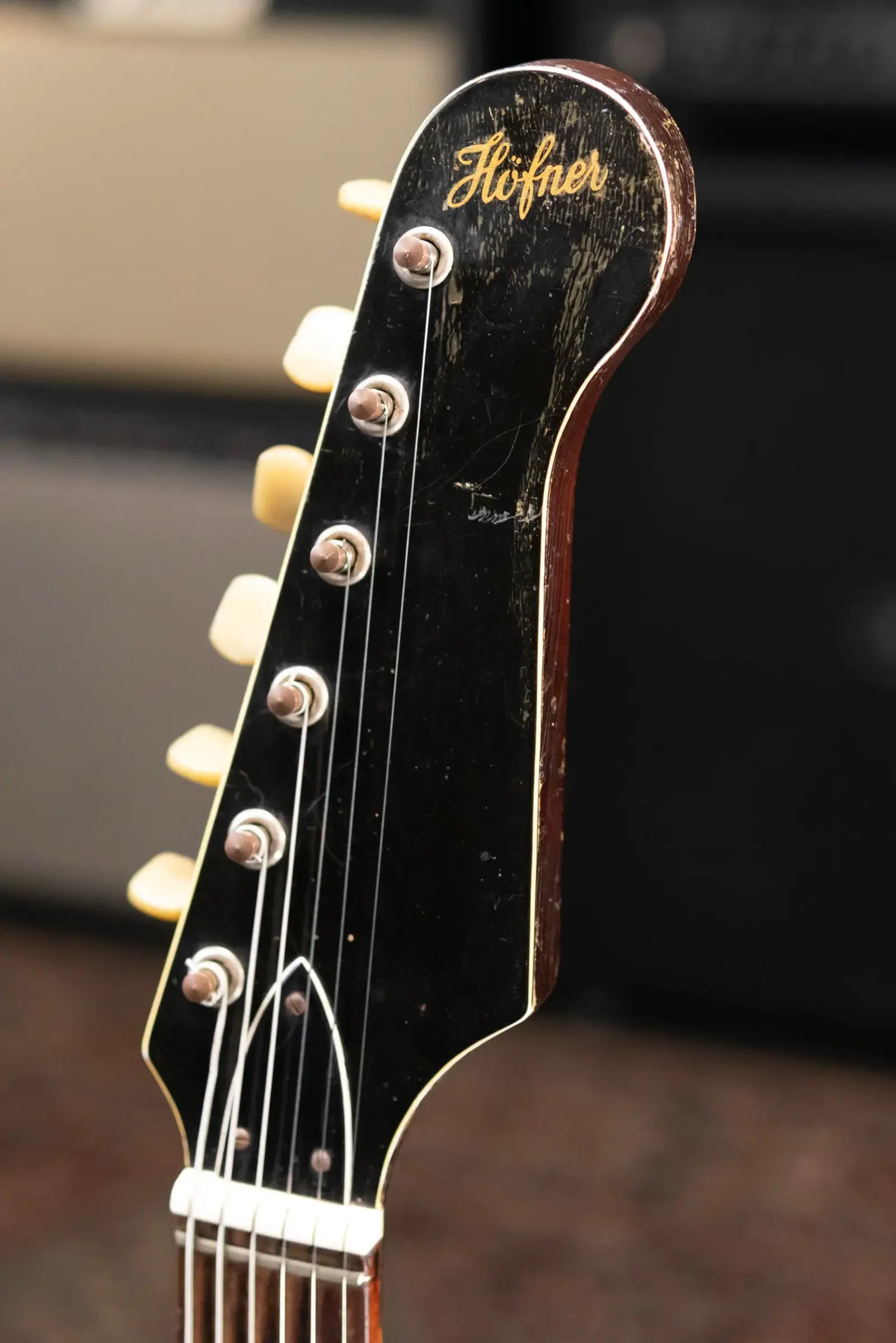 Hofner Rare Vintage 1960 V2 Solid Body Electric Guitar Sunburst with H ...