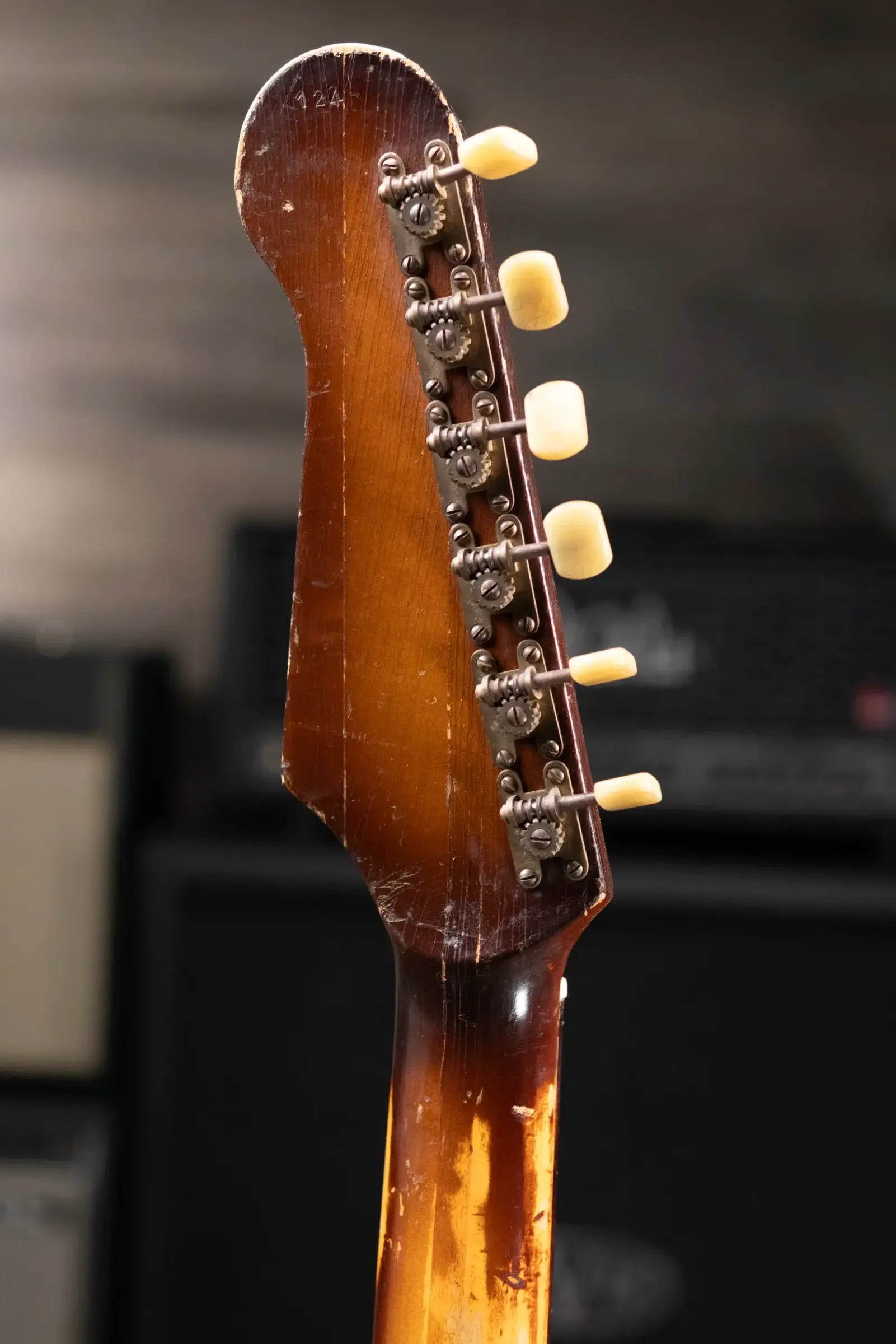 Hofner Rare Vintage 1960 V2 Solid Body Electric Guitar Sunburst with H ...