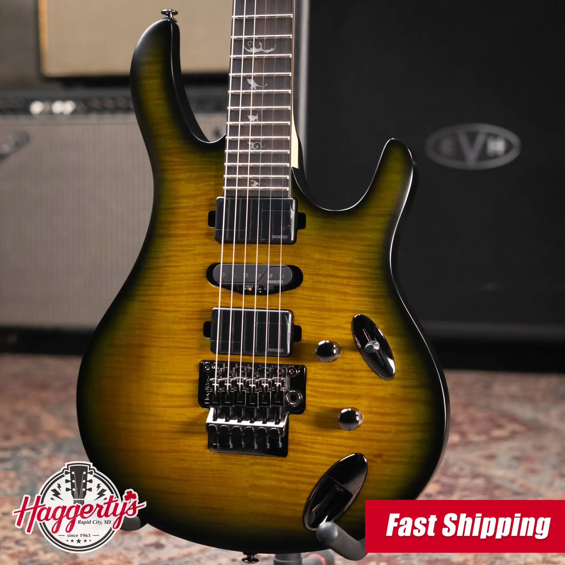PRS SE Chleo Herman Li Signature Electric Guitar - Mantis Burst with G